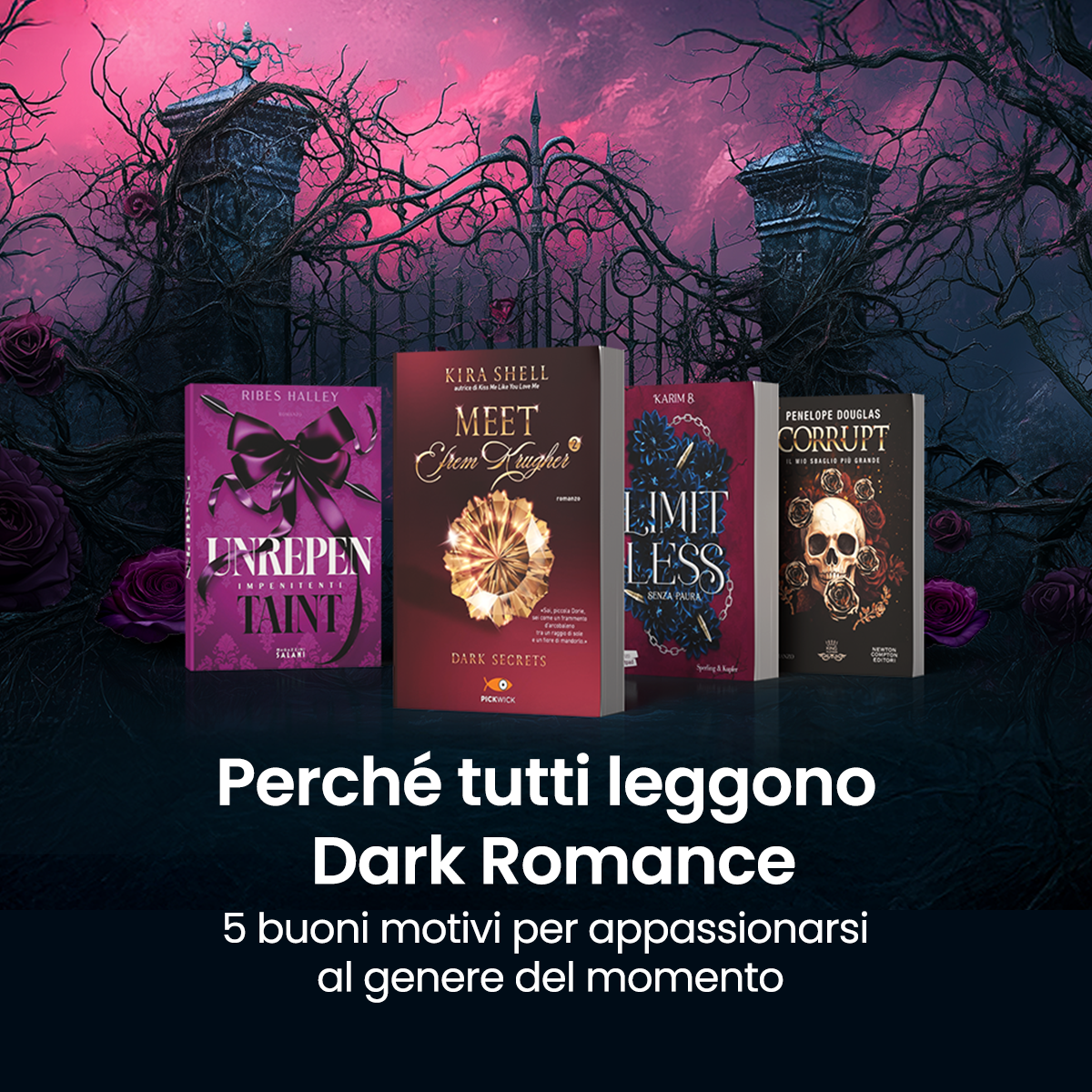 Dark Romance: i migliori libri da leggere tra passione e oscurità