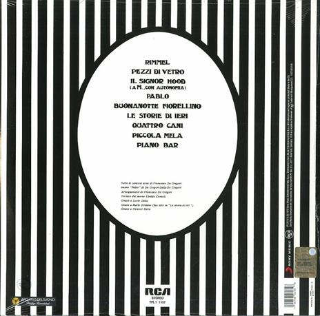 Rimmel - Francesco De Gregori - Vinile | Feltrinelli