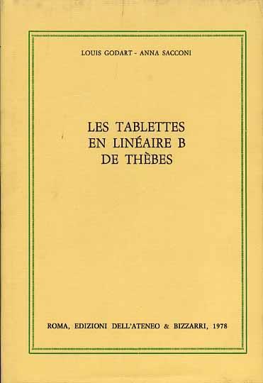 Les tablettes en lineaire B de Thébes - Louis Godart - Libro Usato ...