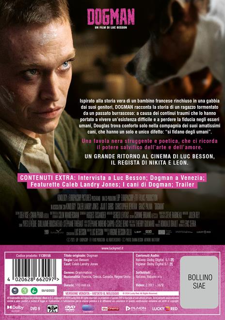 Dogman (DVD) - DVD - Film di Luc Besson Drammatico | Feltrinelli