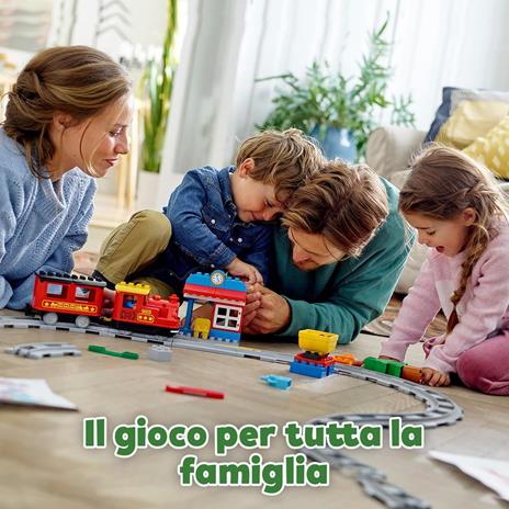 LEGO DUPLO 10874 Treno a Vapore, Set Push & Go, Luci e Suoni ...