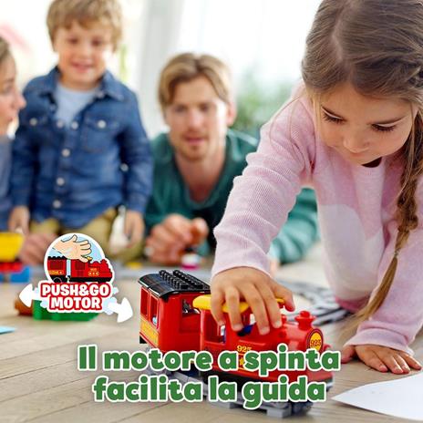 LEGO DUPLO 10874 Treno a Vapore, Set Push & Go, Luci e Suoni ...