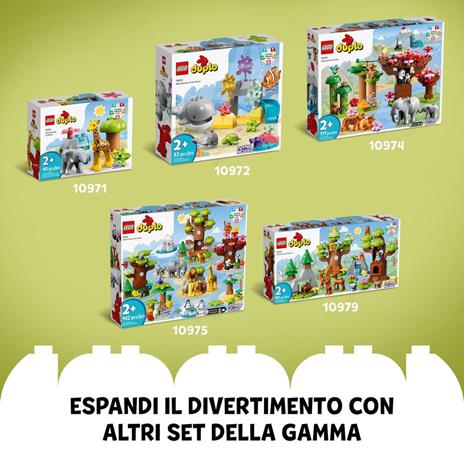 LEGO DUPLO 10973 Animali del Sud America, Giochi Educativi per Bambini ...