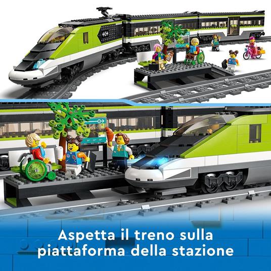 LEGO City 60337 Treno Passeggeri Espresso, con Locomotiva Giocattolo ...