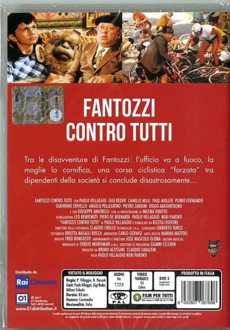 Fantozzi contro tutti (DVD) - DVD - Film di Paolo Villaggio , Neri ...