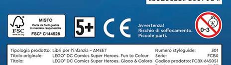 Lego DC. Gioco & coloro. Ediz. illustrata - Libro - Crealibri - Lego DC ...